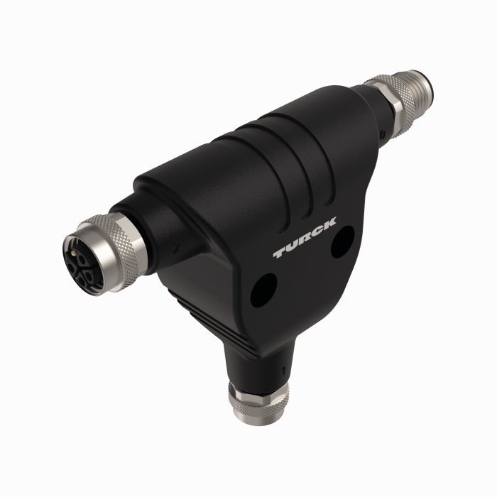 M12 Power Splitters - T-Splitter