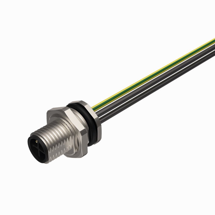 M12 Power Flange - Rear-mounted