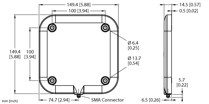 Accessories - External Passive UHF Antenna